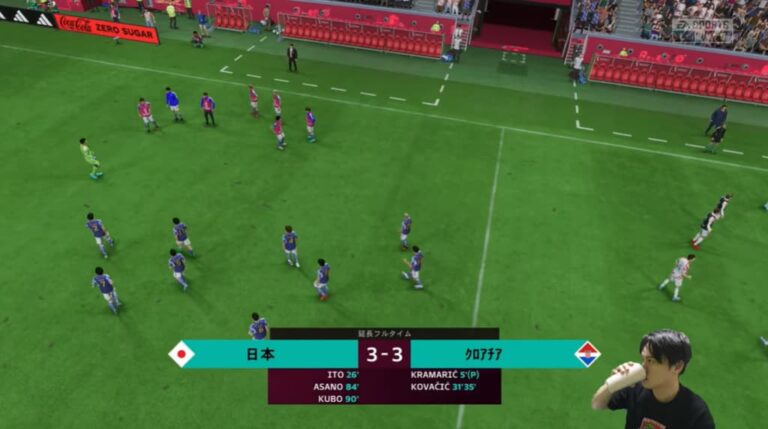 【スコア】加藤純一FIFA23 W杯日本代表優勝までの戦歴 | うんこがいれば誰もいらない